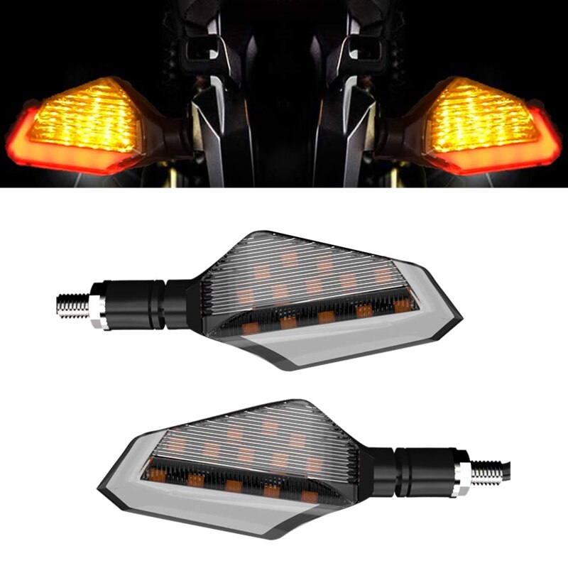 2Pcs Universal Motorrad Led Blinker Lichter Blinke... – Vicedeal