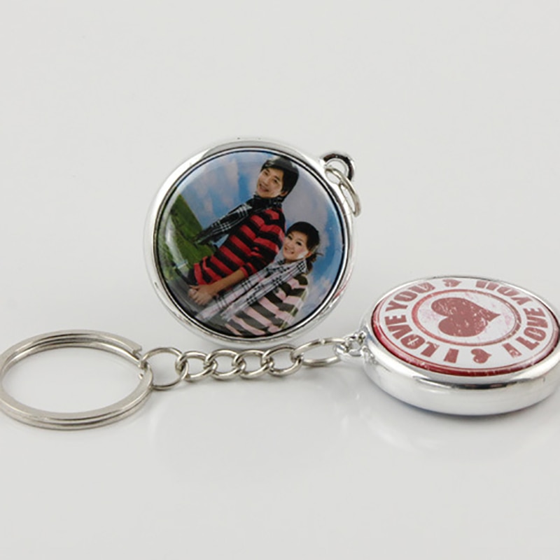 25mm Double side printing button badge keychain bl... – Grandado