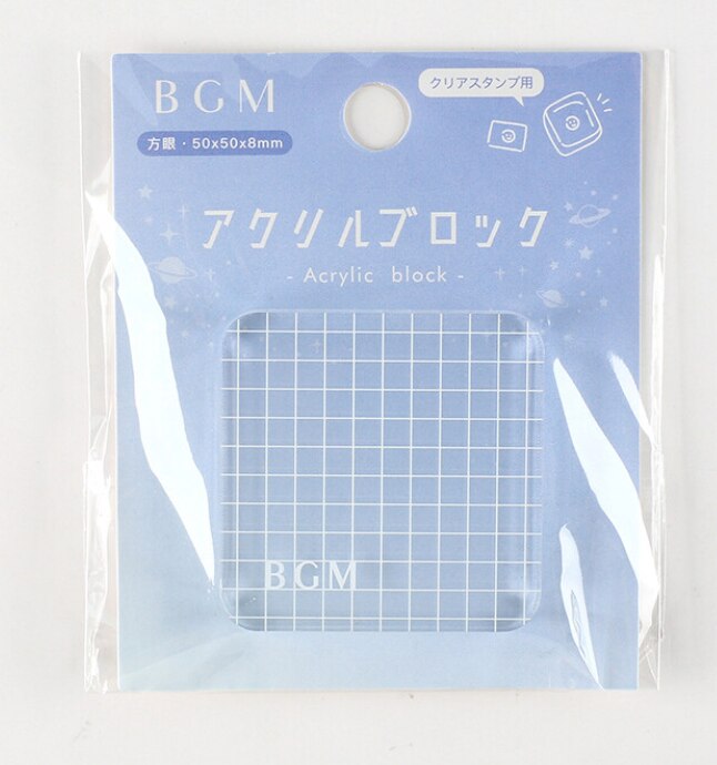 Japan BGM Clear Stamp Album Book, Acrylic Stamping... – Grandado