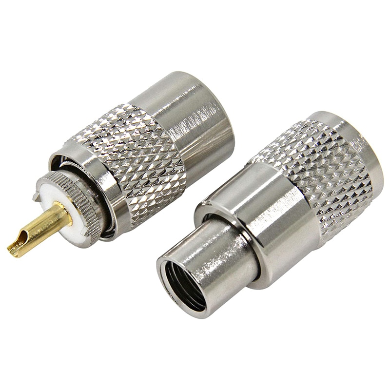 10-Pack UHF PL 259 Männlichen Lot koax Stecker mit... – Grandado