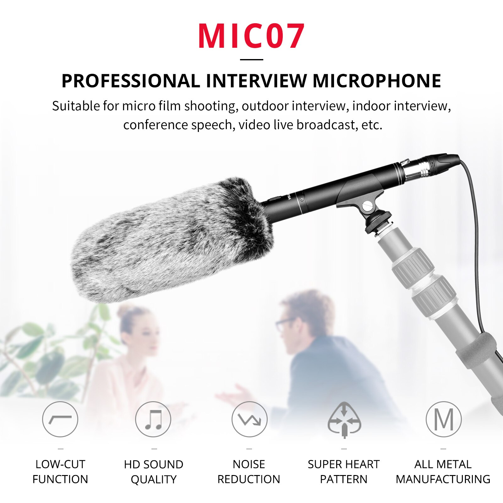 YELANGU MIC07 mini Microphone Long Distance Cardio... – Vicedeal