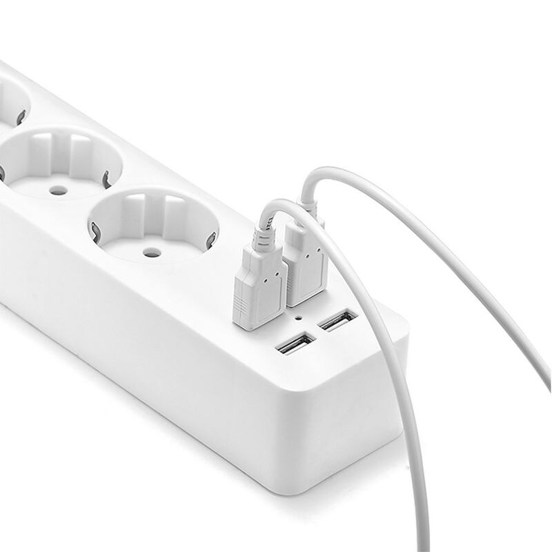 Eu Stopcontact 3AC + 4 Usbpower Strip Elektrische ... – Vicedeal
