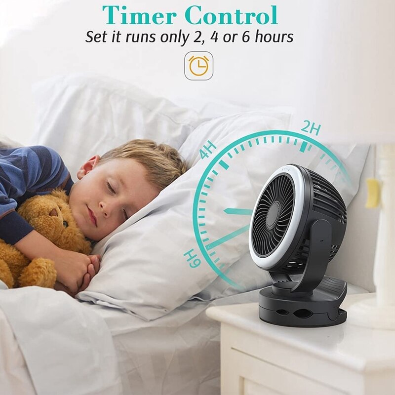 OPOLAR Small Fan USB Desk Fan 10000Mah Rechargeabl... – Vicedeal