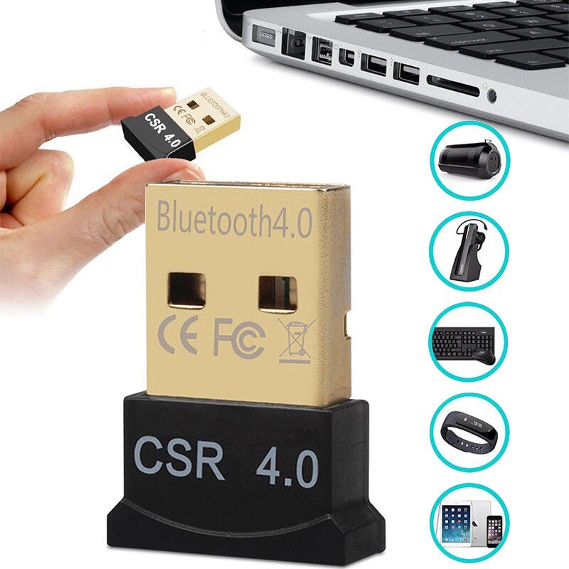 Trådløs usb bluetooth adapter bluetooth v4.0 csr ... – Vicedeal