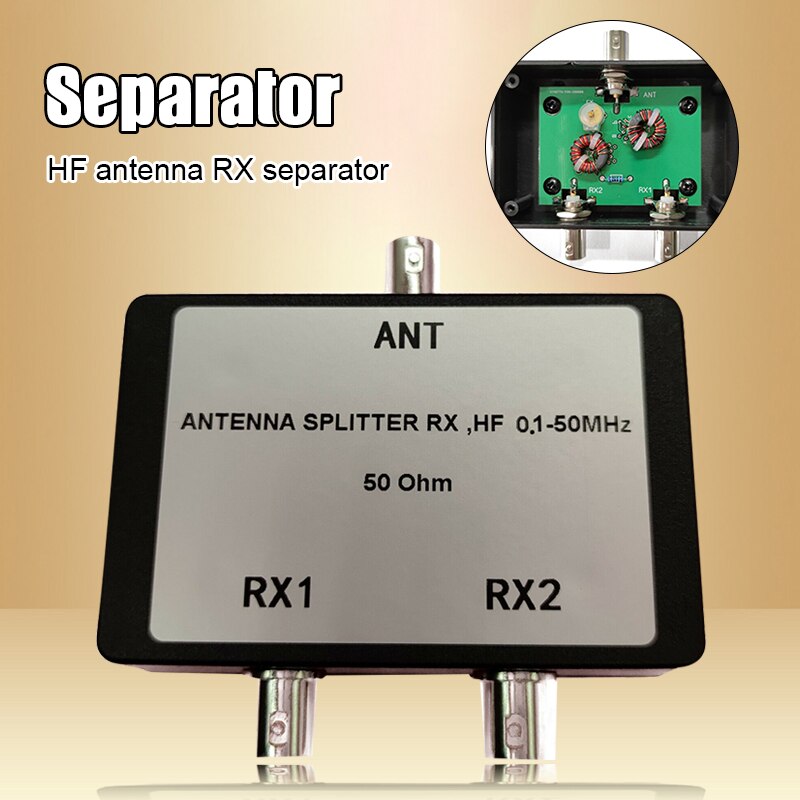 Antenna Splitter RX HF 1-50 Mhz With One Antenna P... – Grandado