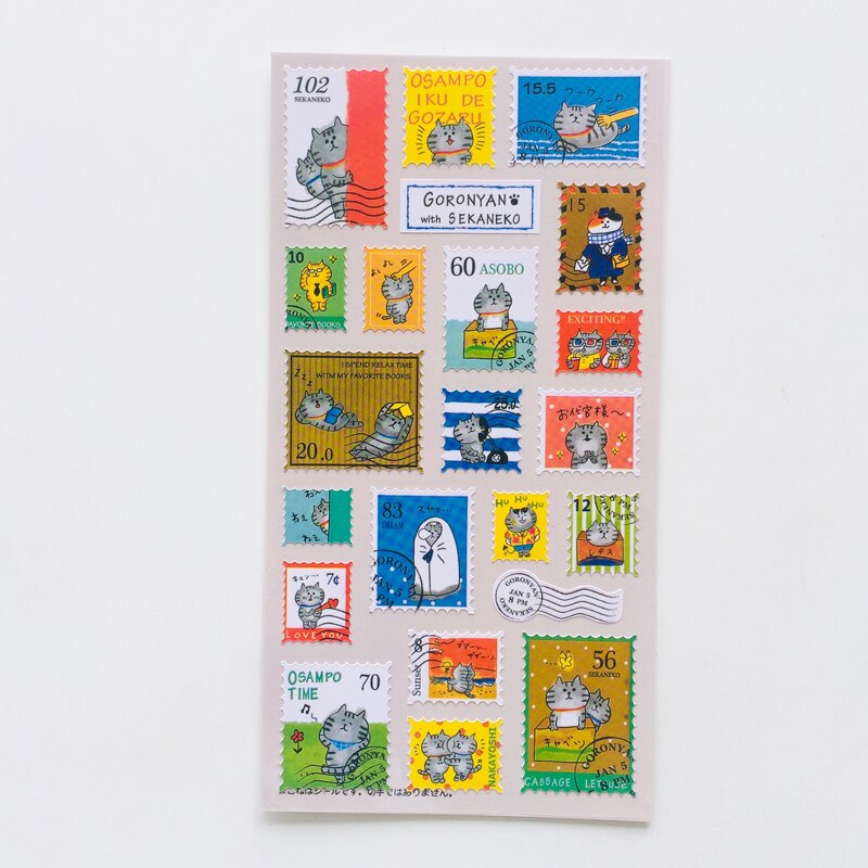 1 vel Super Leuke Meow Katten Decoratieve Stickers... – Vicedeal