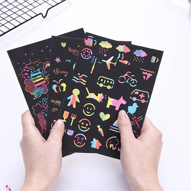 JULY'S SONG 50 Sheets Magic Color Rainbow Scratch ... – Grandado