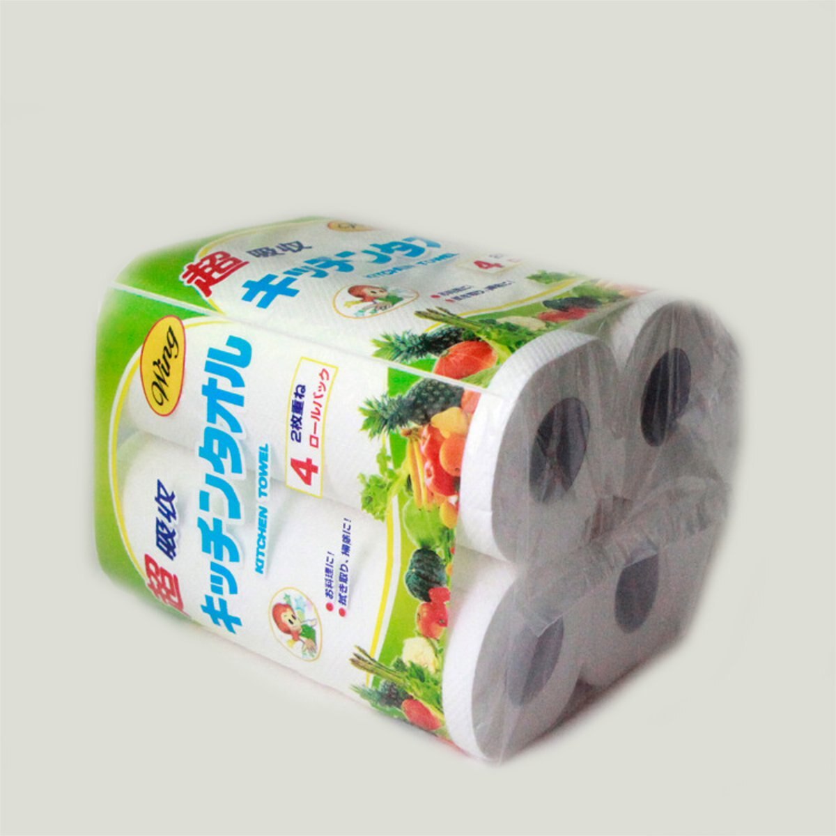 4 Rolls Disposable Kitchen Paper Towel Rolls Pack ... – Grandado