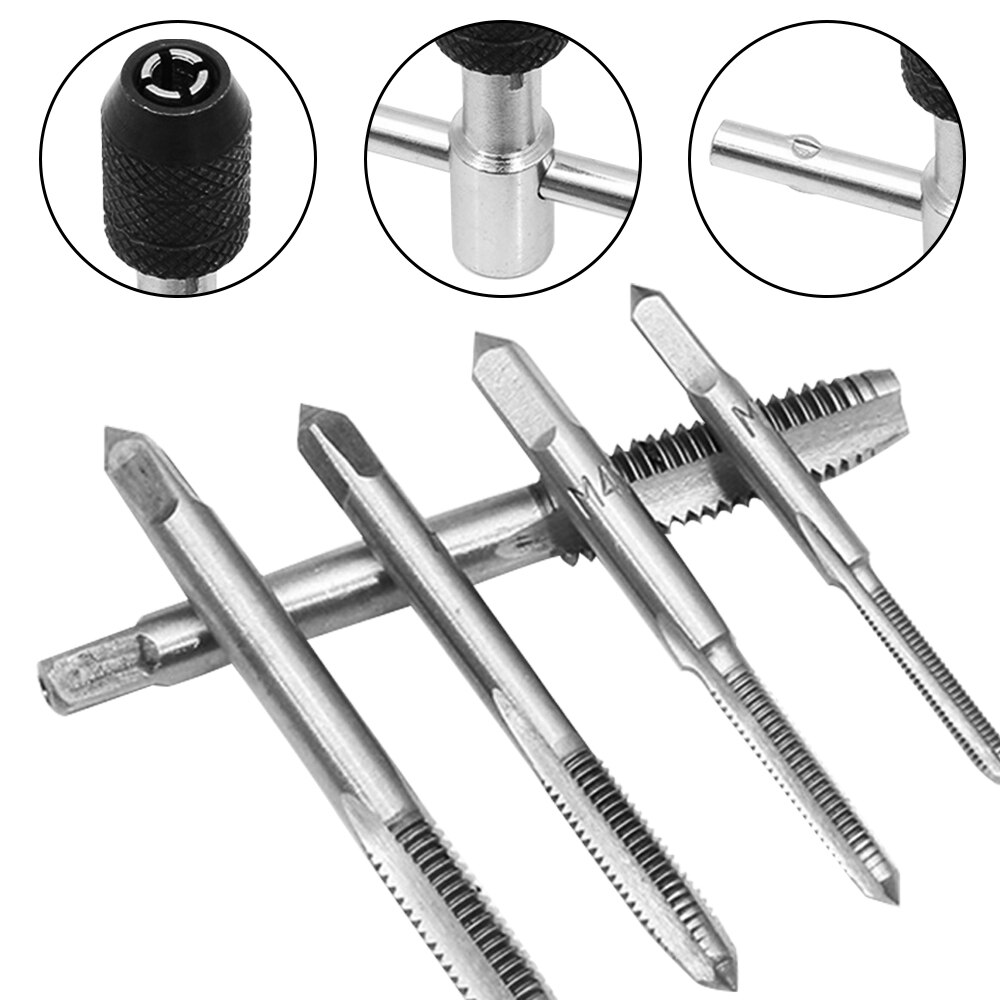 6Pcs Schraube Tap Wrench Set T-Förmigen M3 M4 M5 M... – Vicedeal