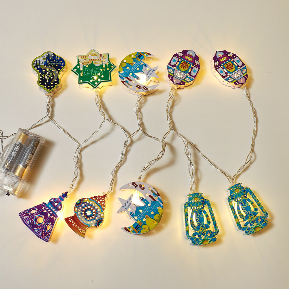 Eid Mubarak Led String Lights Ramadan Decoratie Vo... – Grandado