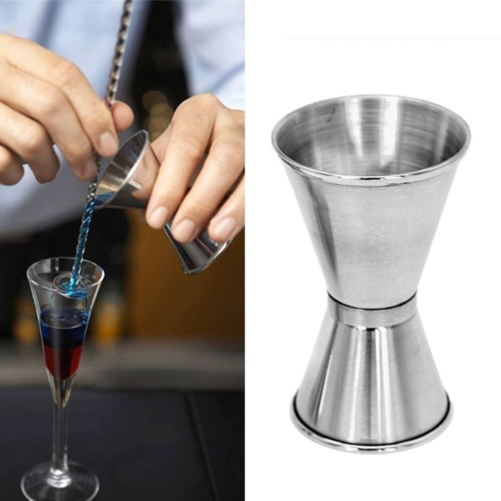 Bartender Bar Measure Cup Stainless Steel Spirit C... – Grandado