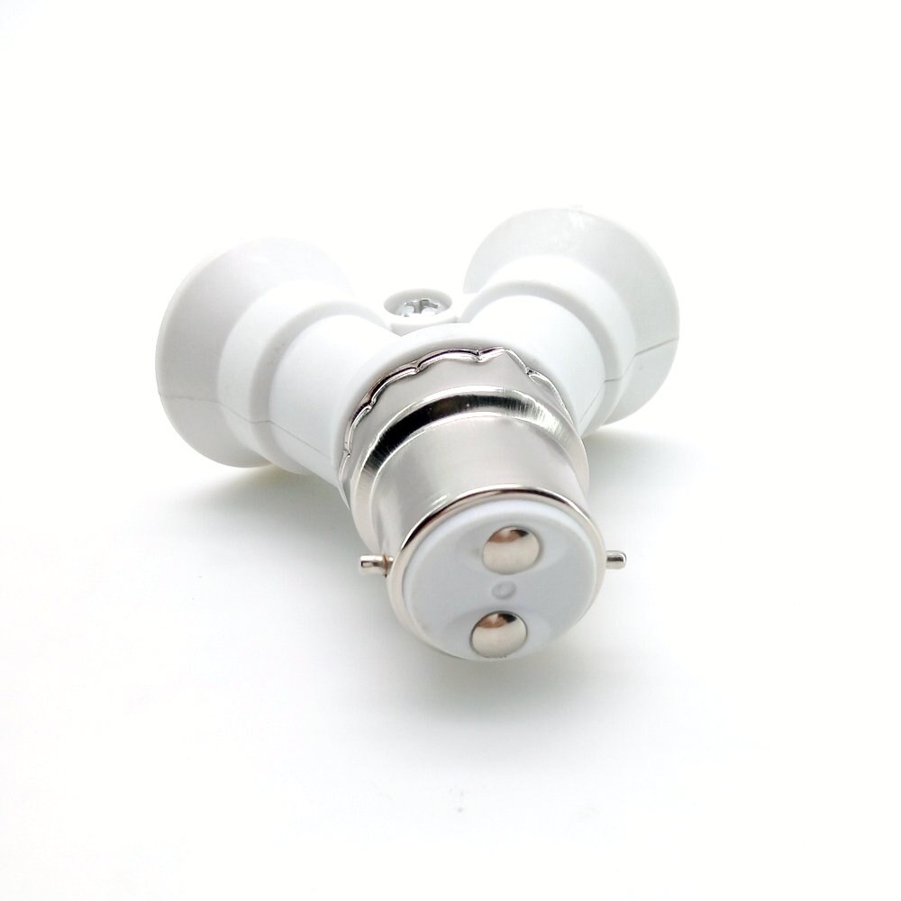 1 B22 To 2 E14 LED Light Lamp Converter Socket Ada... – Vicedeal