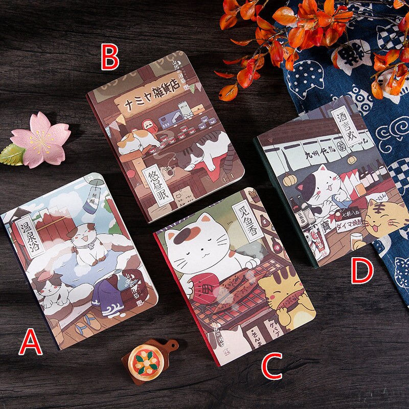 "Japanese Cat ver4" Cute Monthly Planner Study Age... – Vicedeal