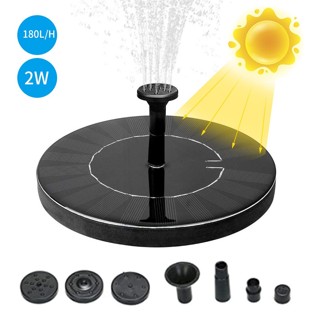 Mini Solar Powered Brunnen Garten Pool Teich Solar... – Vicedeal