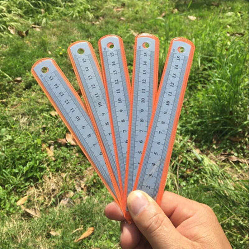 1Pcs steel metal ruler 15cm/20cm/30cm 6/8/12 inch ... – Grandado