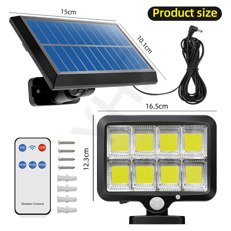 160LED Solar Light Outdoor Garden Wall Night Light... – Vicedeal