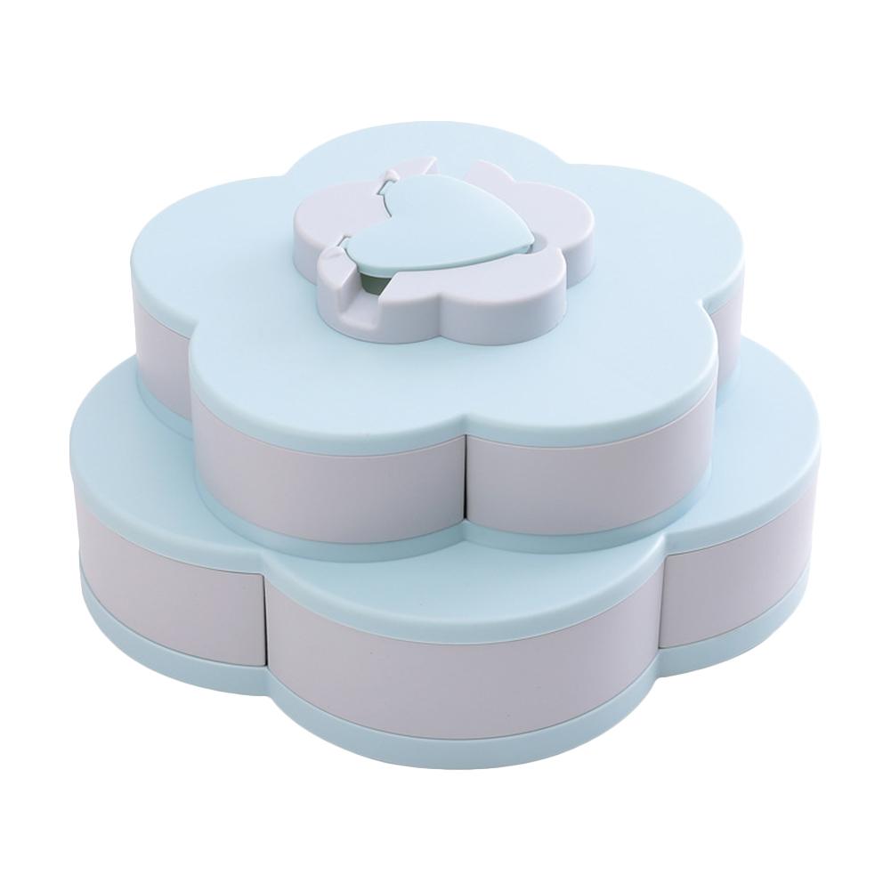 Petal-Shape Rotating Snack Box Wedding Candy Plate... – Grandado
