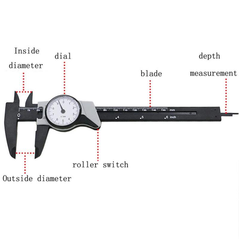 Calibrador Vernier Digital, 150mm, pantalla LCD de... – Grandado