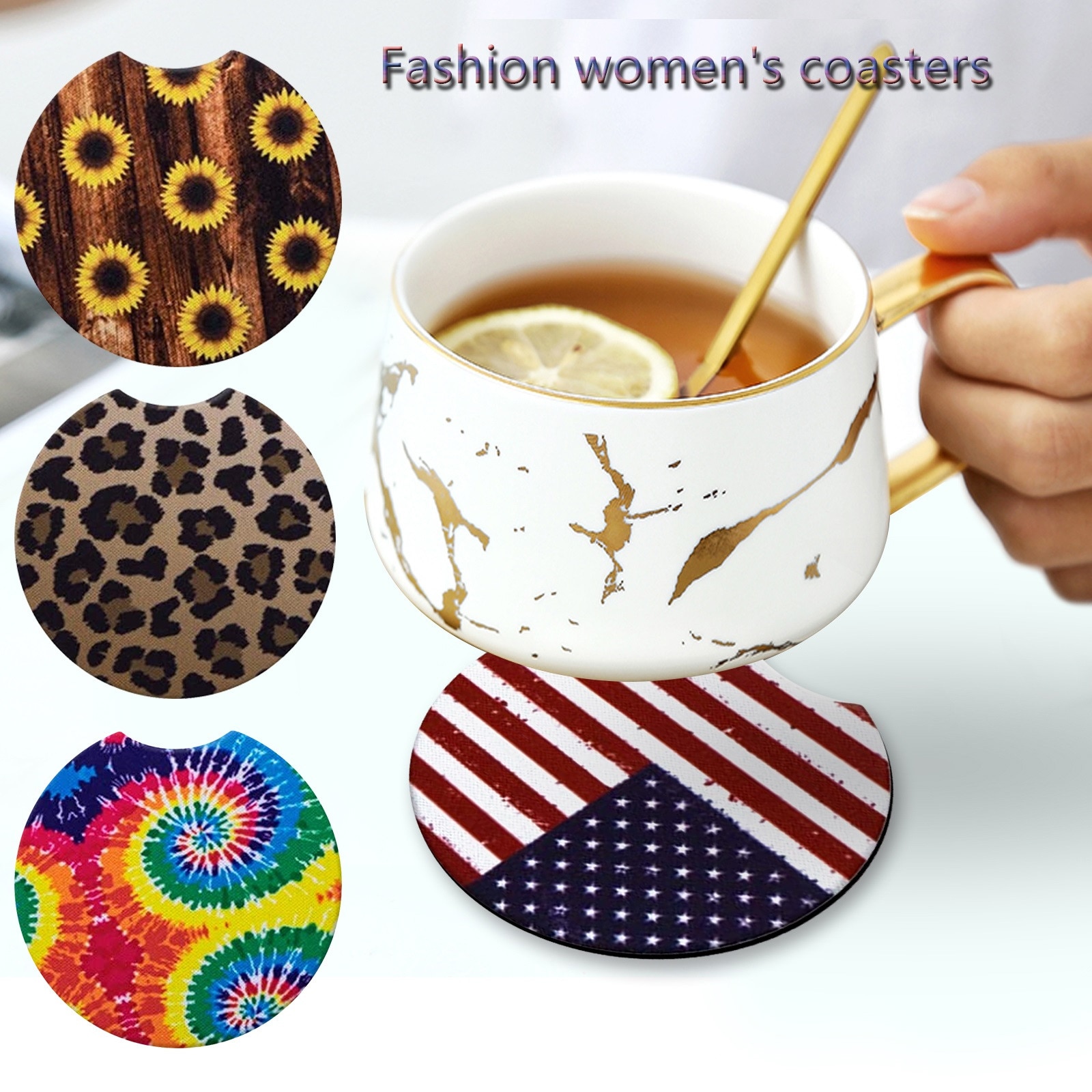 25# Drink Coaster For Home Decor Kitchen Dinner On... – Vicedeal