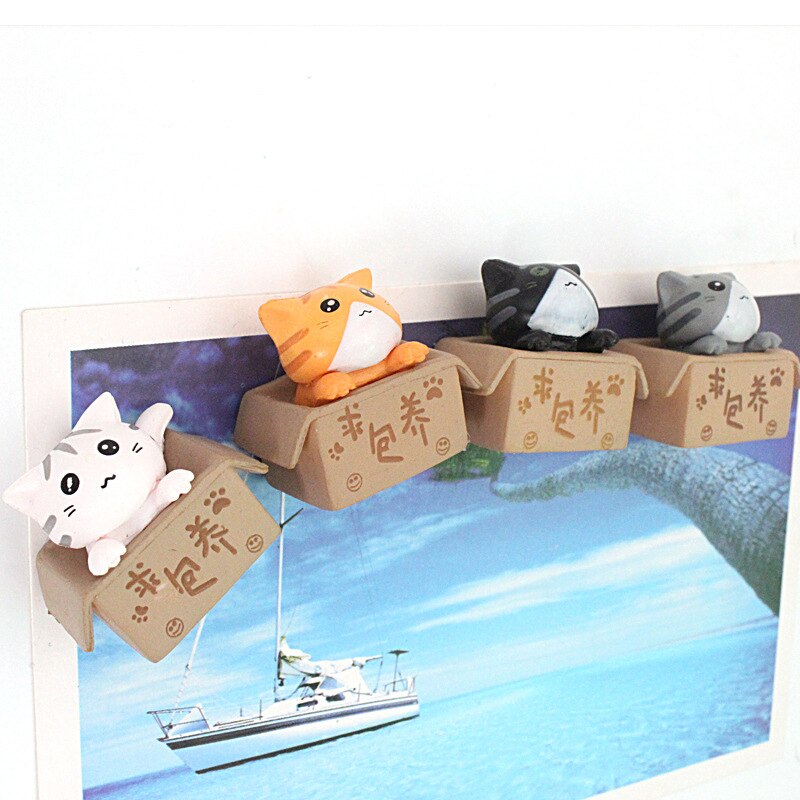 Leuke Kat Koelkast Magneten Cartoon Leuke Dier Kat... – Vicedeal