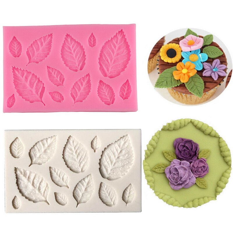 Bladeren Vormige 3D Reverse Molding Fondant Cake S... – Grandado