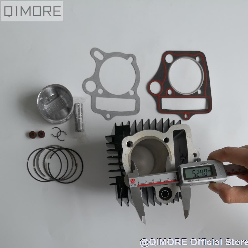 52.4mm 110cc Aluminum Cylinder Piston set for Moto... – Grandado