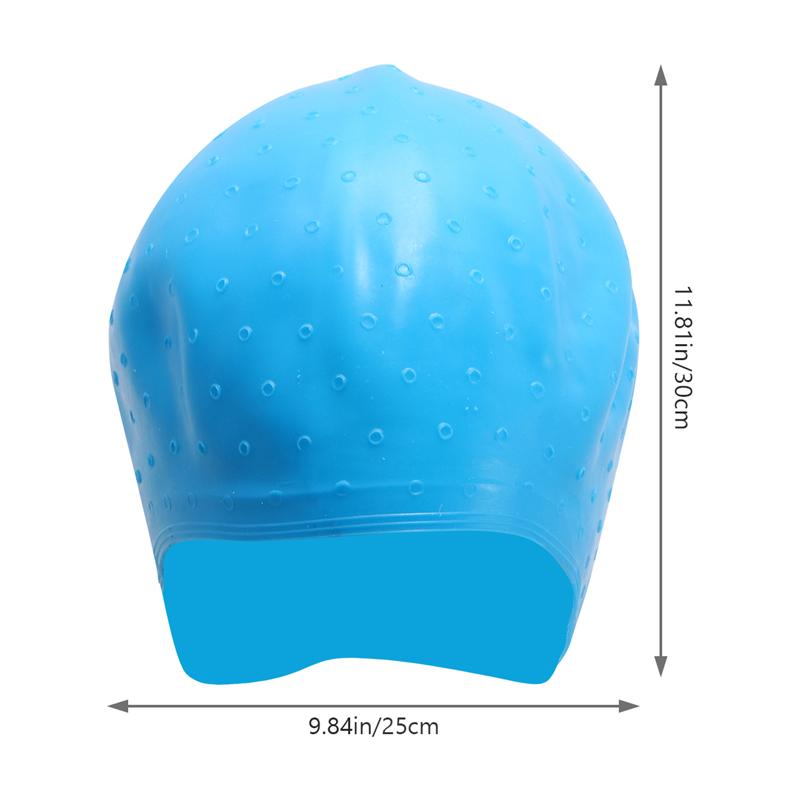 Blue Silicone Hair Highlights Cap with Needle Hair... – Vicedeal