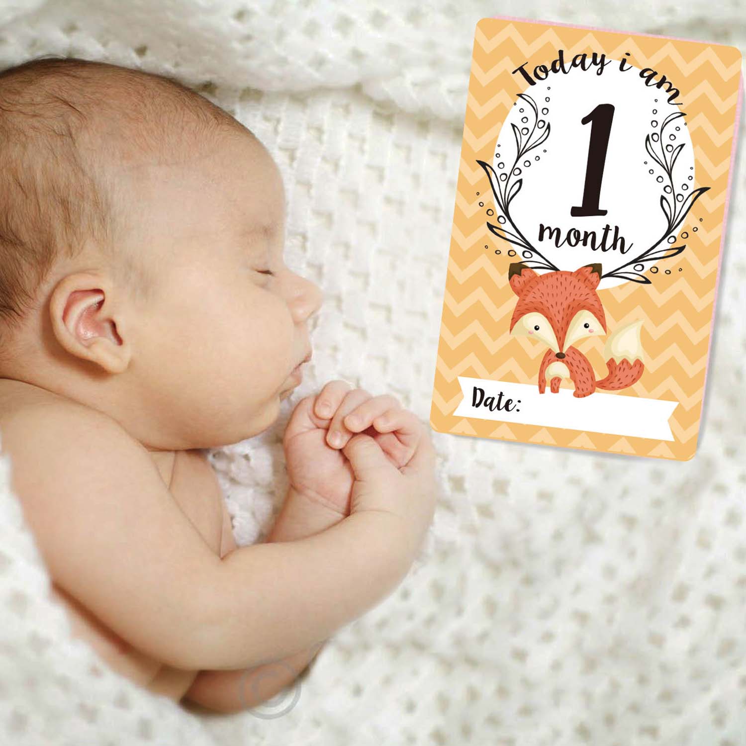 12PCS Baby Monthly Growth Milestone Stickers 1-12 ... – Grandado