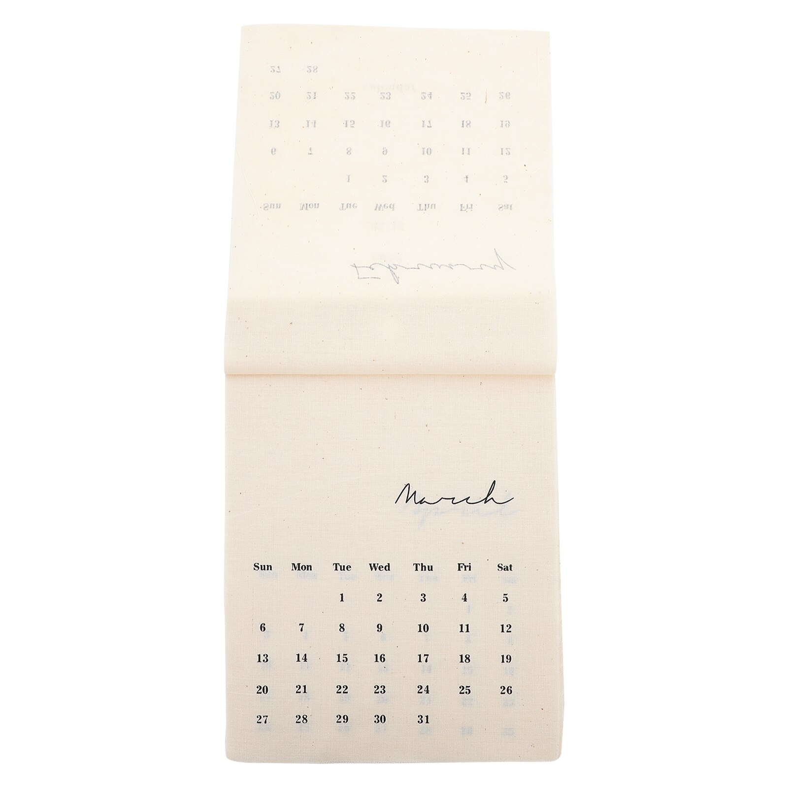 1pc Cloth Calendar Simple Photo Prop Calendar Phot... – Vicedeal
