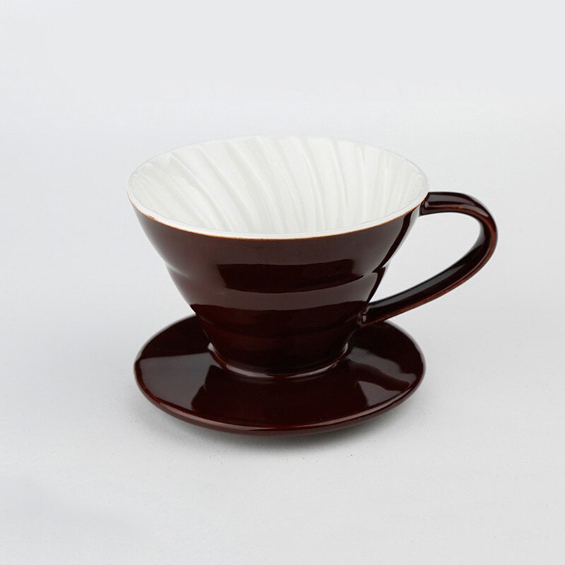 Ceramic Coffee Dripper Engine V60 Style Coffee Dri... – Grandado