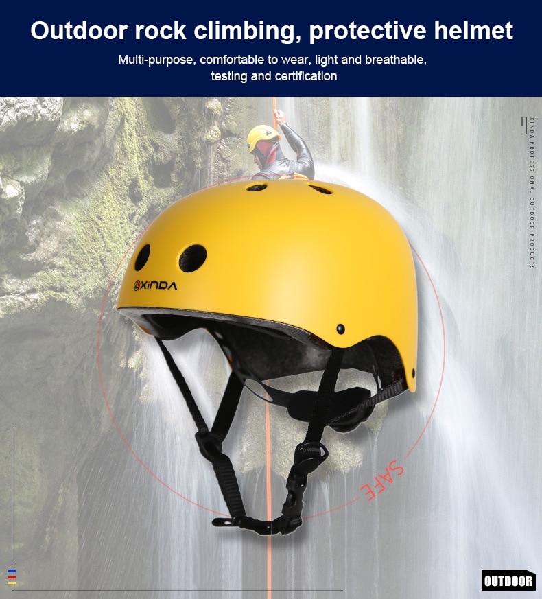 Sports Helmets Outdoor Adjustable Mountaineering H... – Grandado
