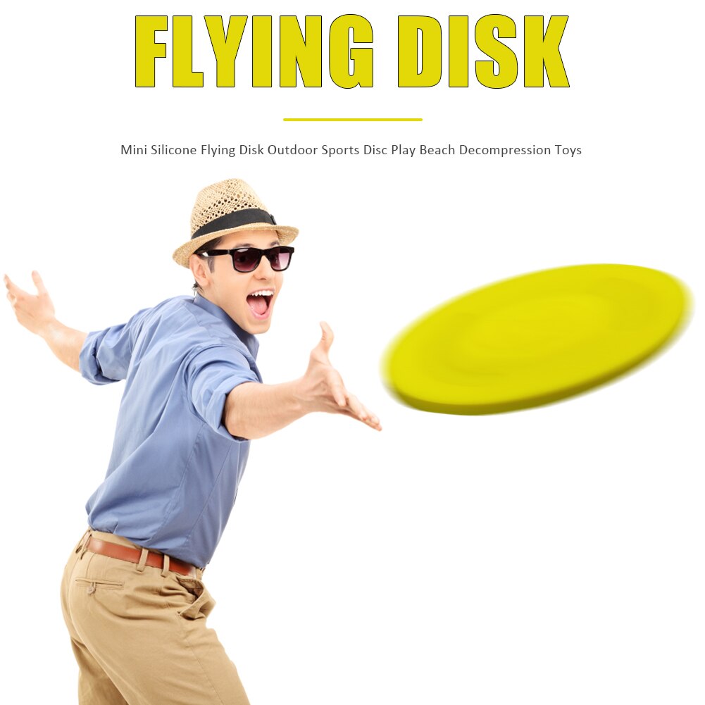 Mini Silicone Flying Disk Outdoor Sports Disc Play... – Grandado