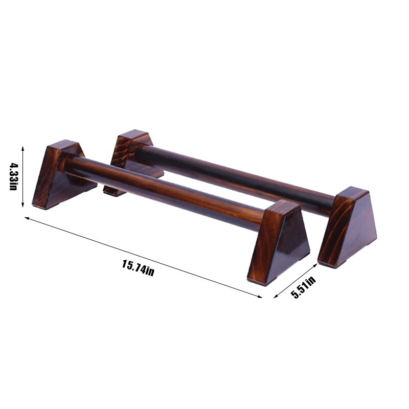 25/40CM Wooden Push Up Stands Handstand Bracket Ba... – Grandado