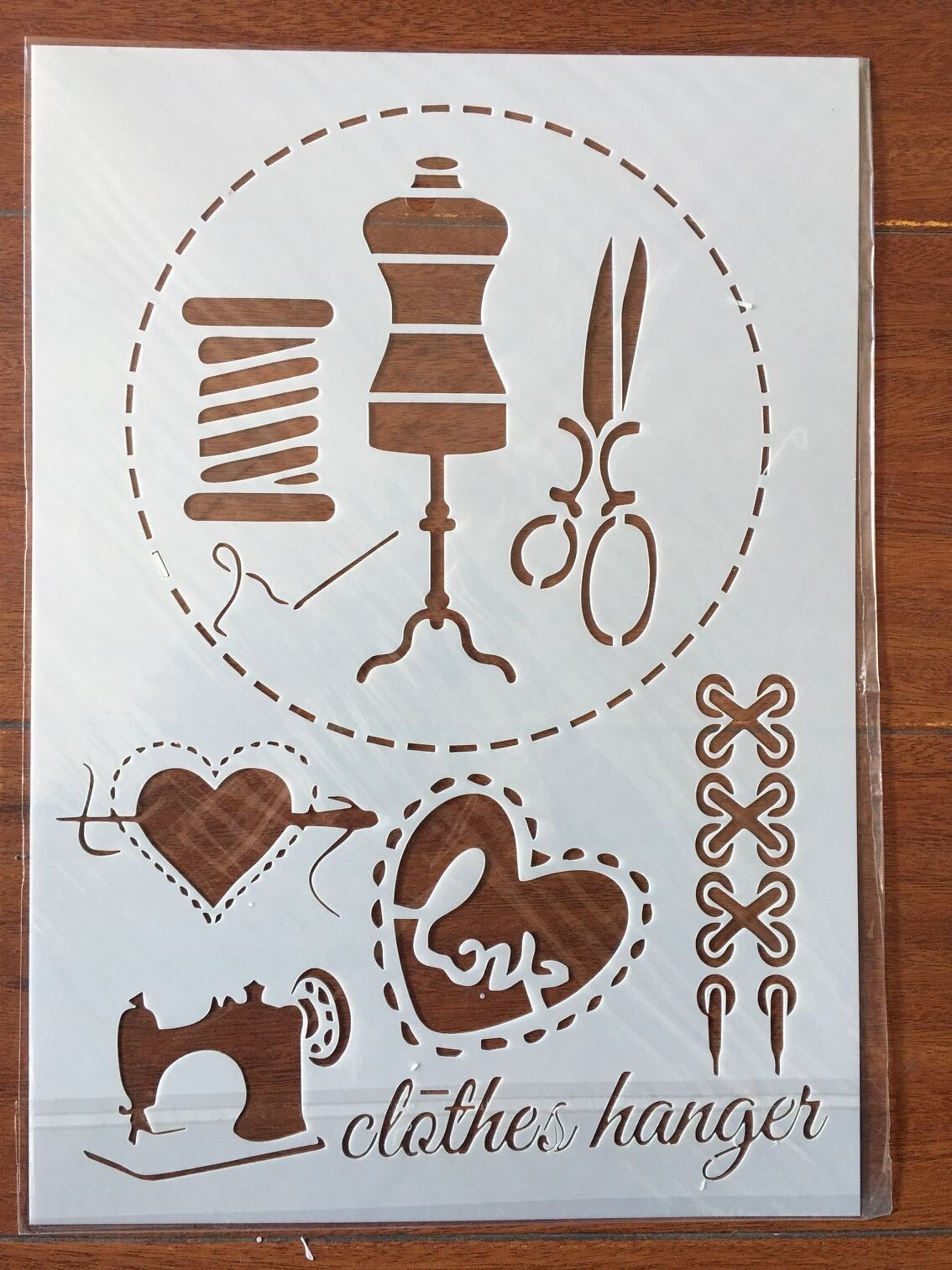 4pcs / set A4 Clothes sewing machine Stencils Pain... – Vicedeal