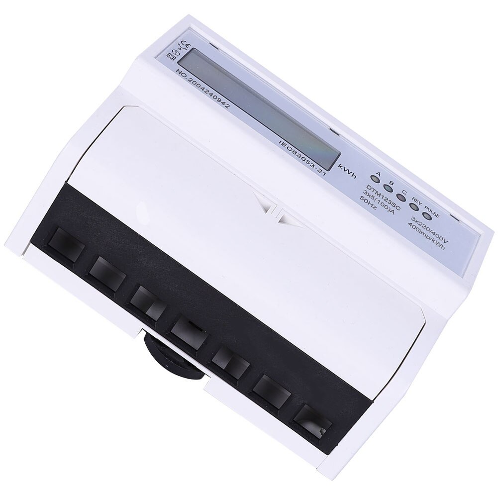 DTM125SC Power Meter Din Rail 3 20-80A Phase LCD D... – Vicedeal