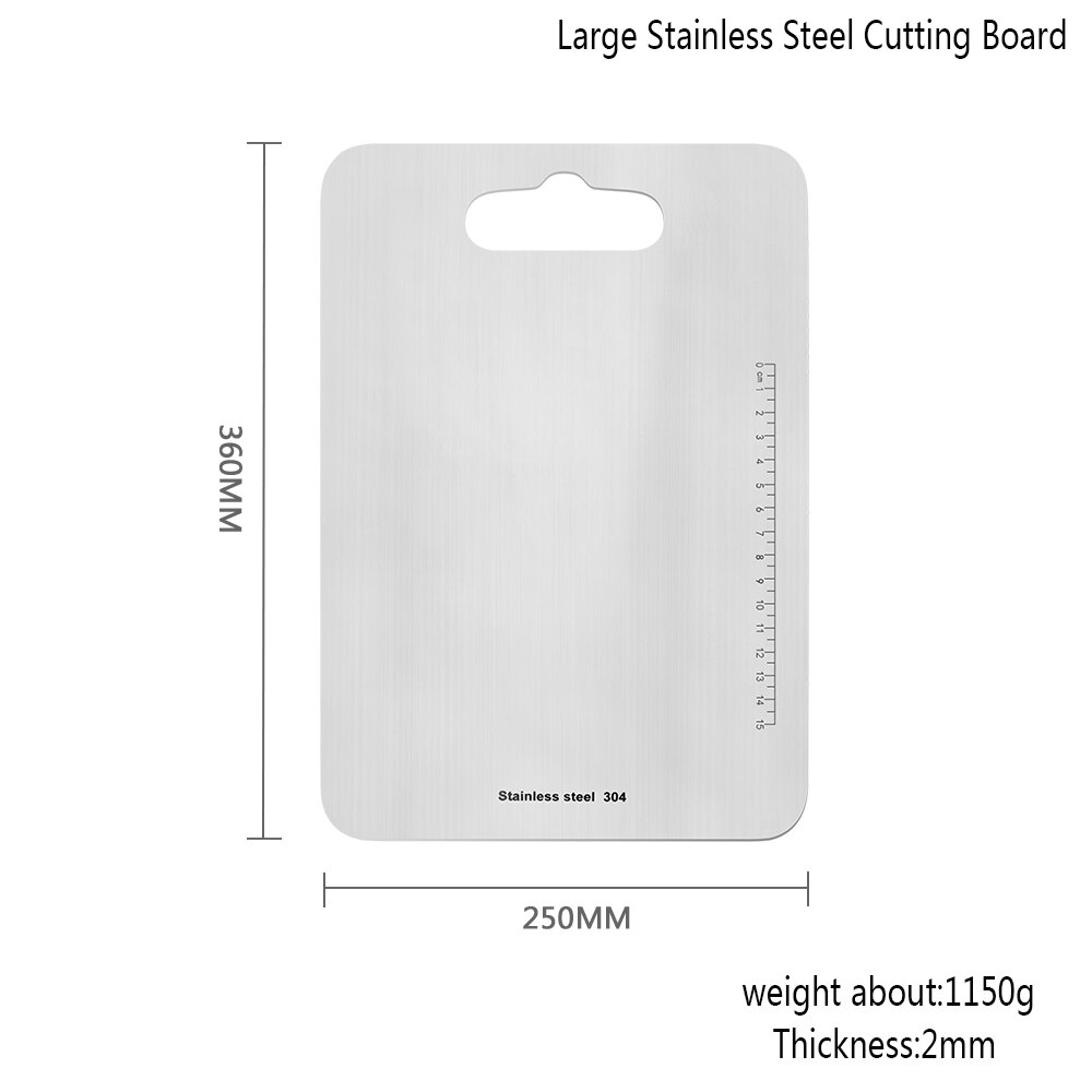 Damask 304 Stainless Steel Chopping Board Antibact... – Grandado