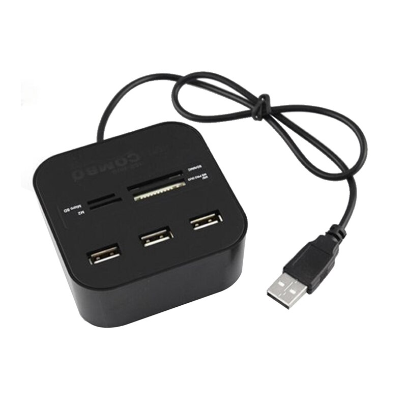 USB HUB 2.0 3 Ports TF lecteur de cartes, USB Comb... – Grandado