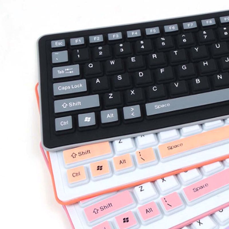 Foldable Silicone Keyboard Usb Wired Silicon Flexi Grandado
