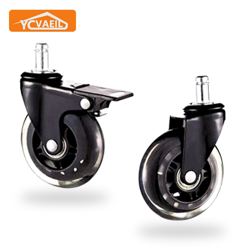 5PCS Office Chair Caster Wheels 3 Inch Universal M... – Grandado