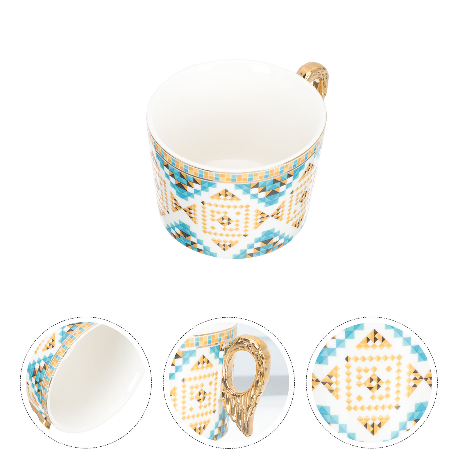 Retro Thee Cup Drinkbeker Europese Hof Koffiekopje... – Vicedeal