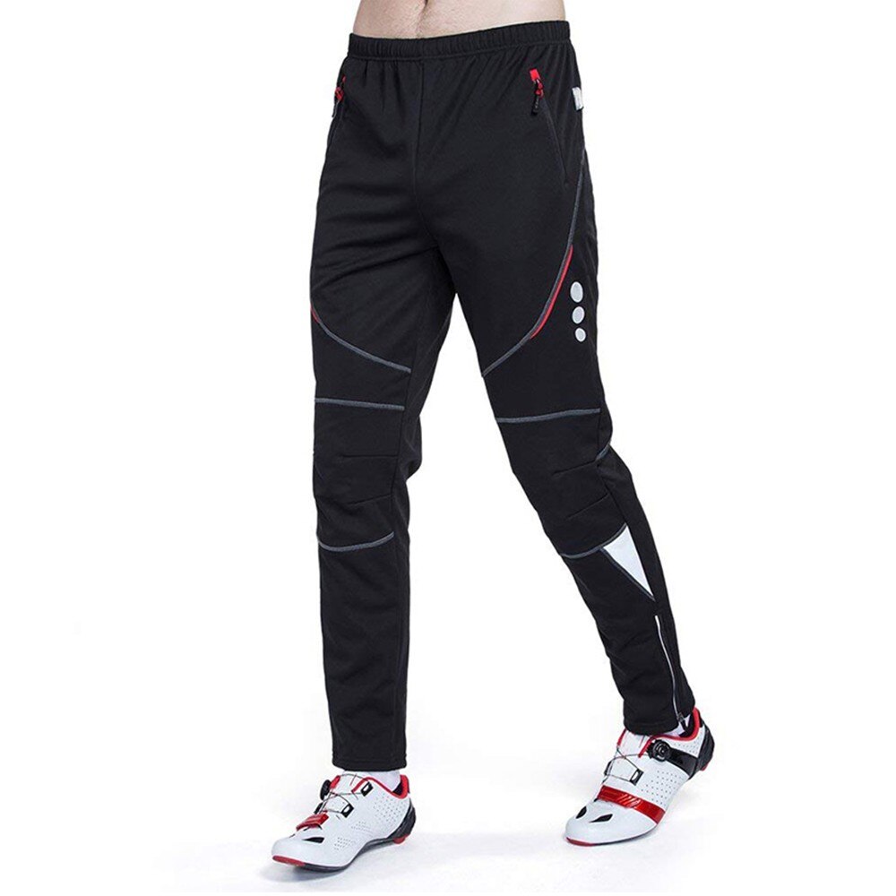 Men's Windproof Thermal Fleece Cycling Pants – Vicedeal