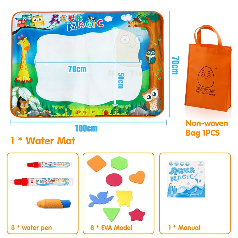 Water Toys For Boys 100*70CM Drawing Mat With Play... – Grandado