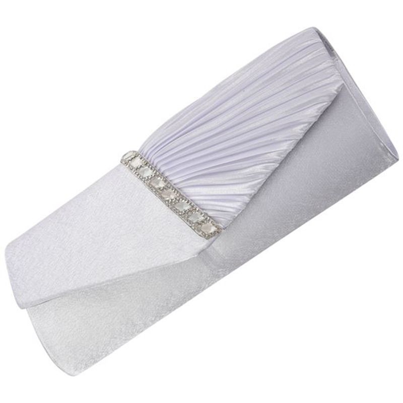 Ladies Diamond Ruffle Party Prom Bridal Evening En... – Vicedeal