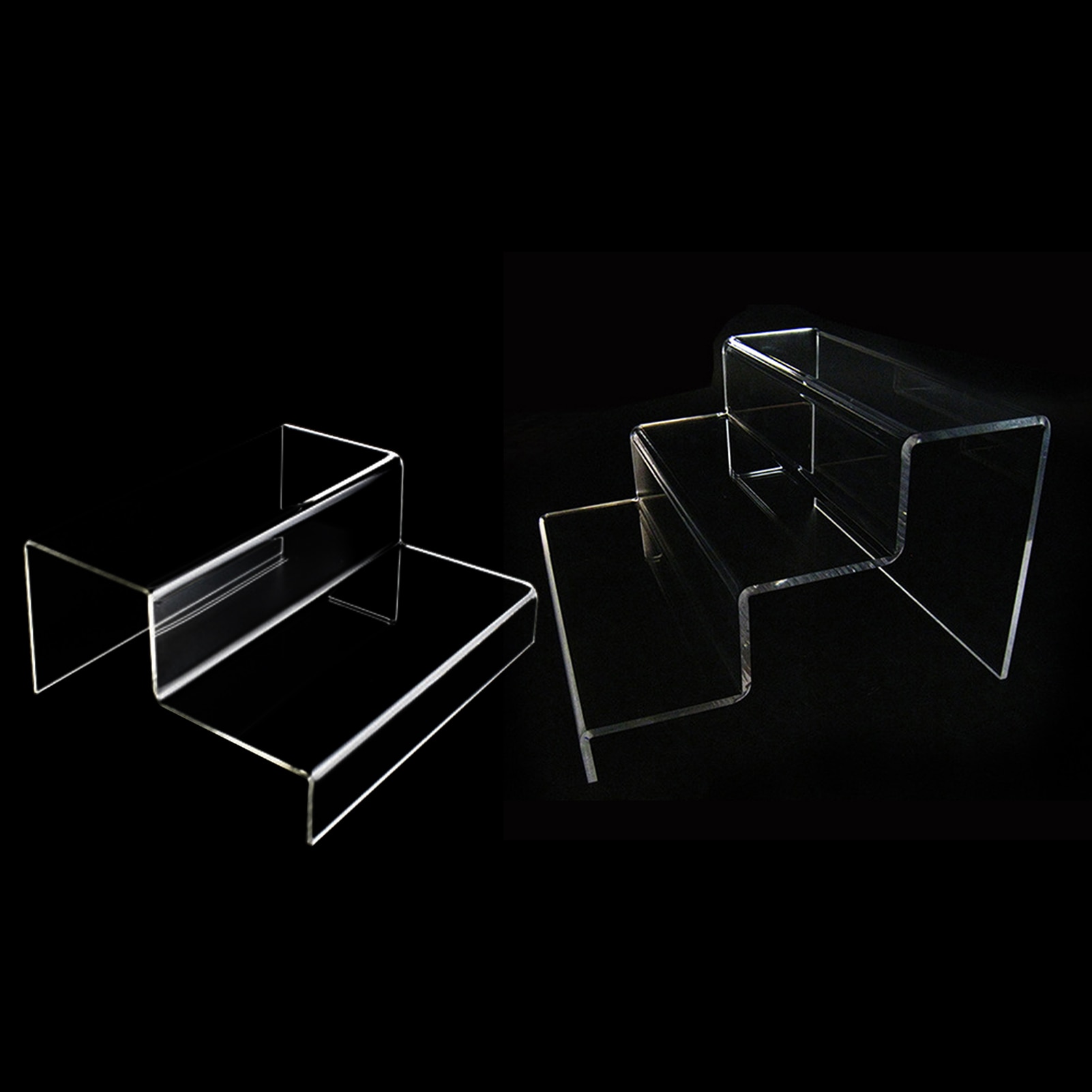 Multifunction 2/3 Steps Acrylic Riser Clear Durabl... – Grandado