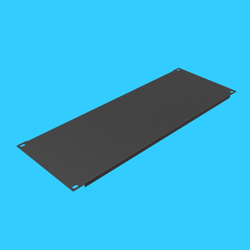 BLANK 19 "RACK PANEL 4U GRAU Gehäuse & 19... – Vicedeal