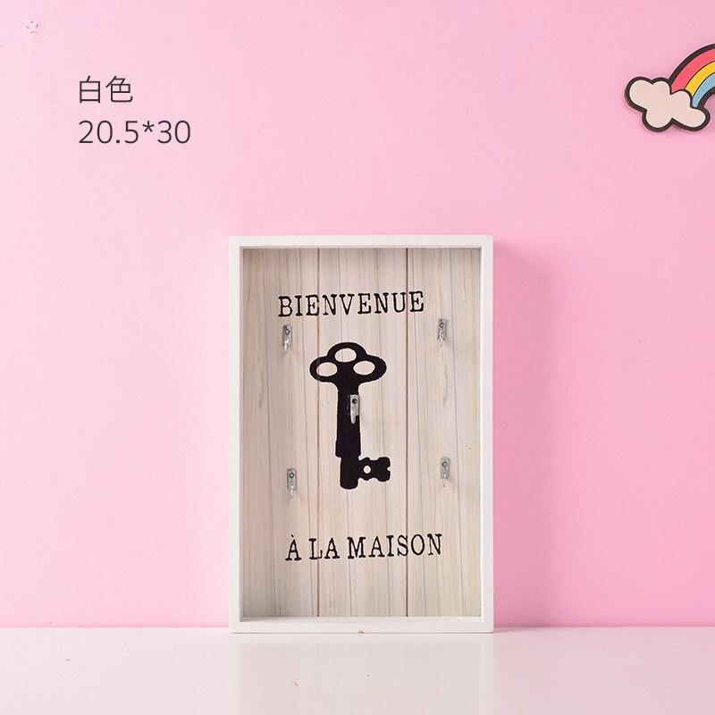 Nordic Style Wooden House Key Wall Hanging Jewelry... – Grandado