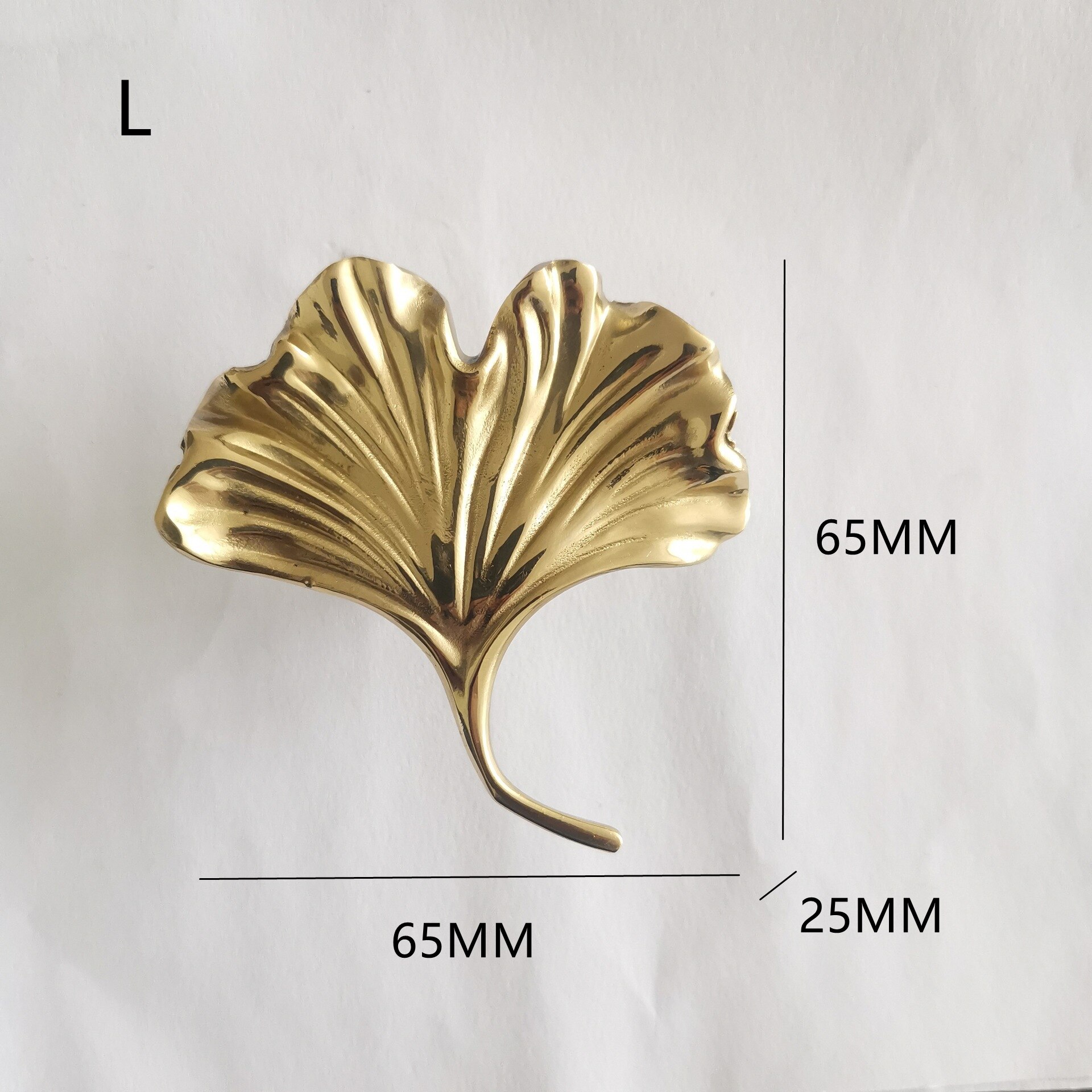 Brass Kinds of Ginkgo Leaf Knobs Wardrobe Shoe Cab... – Vicedeal