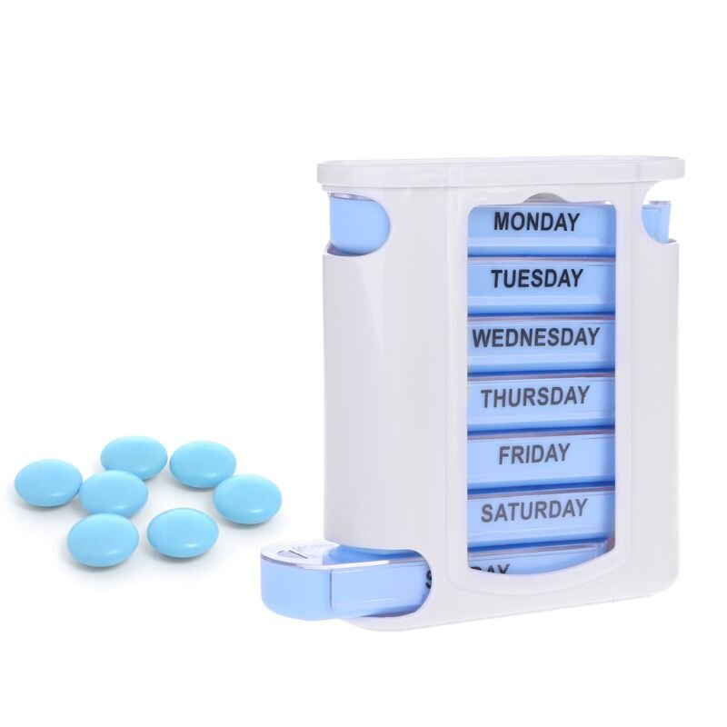7 DAY WEEKLY Pill Organiser STACKING TOWER Large 4... – Grandado