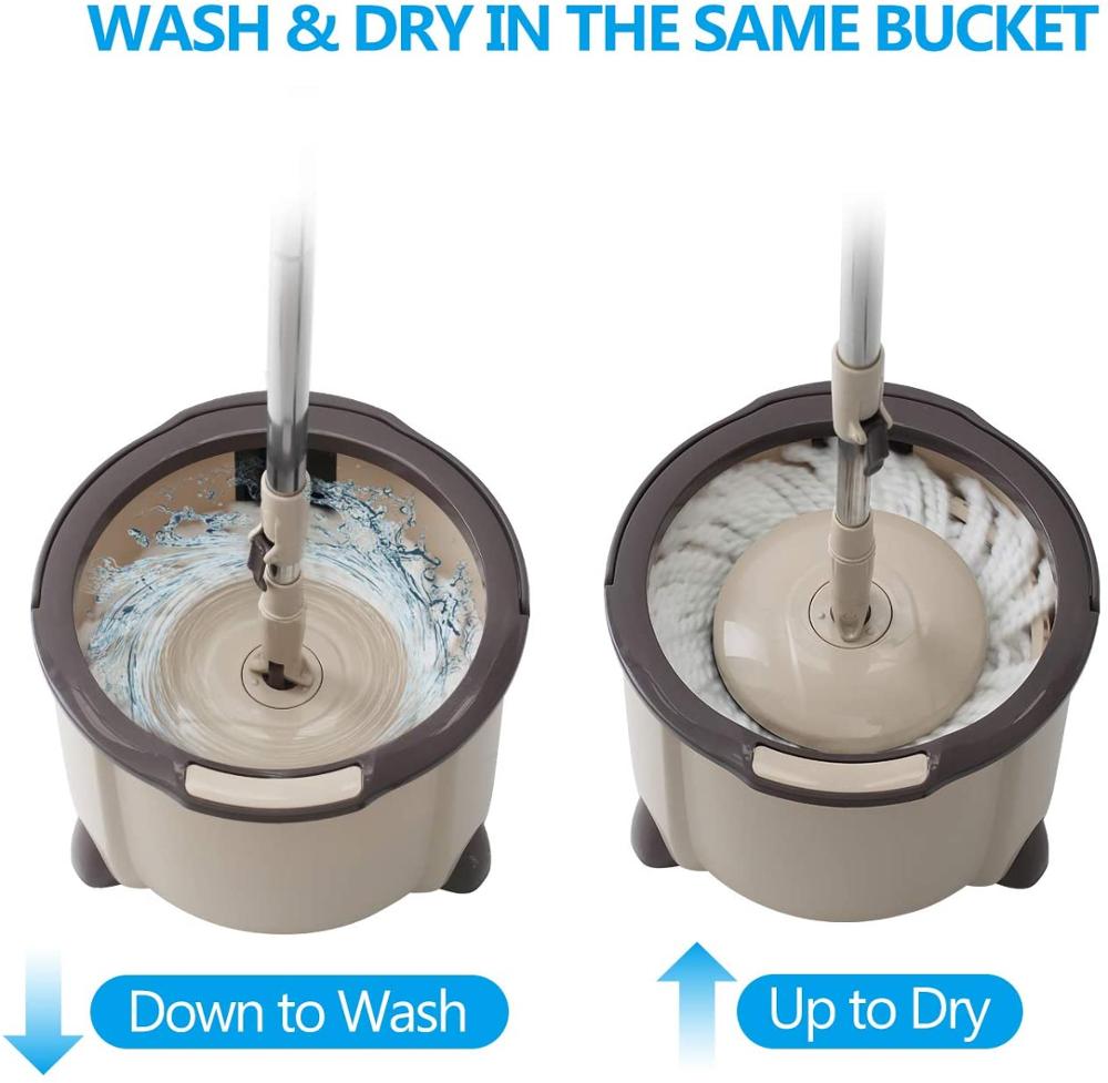 Yocada 360 Degree Rotating Mop with Cleaning Bucke... – Grandado