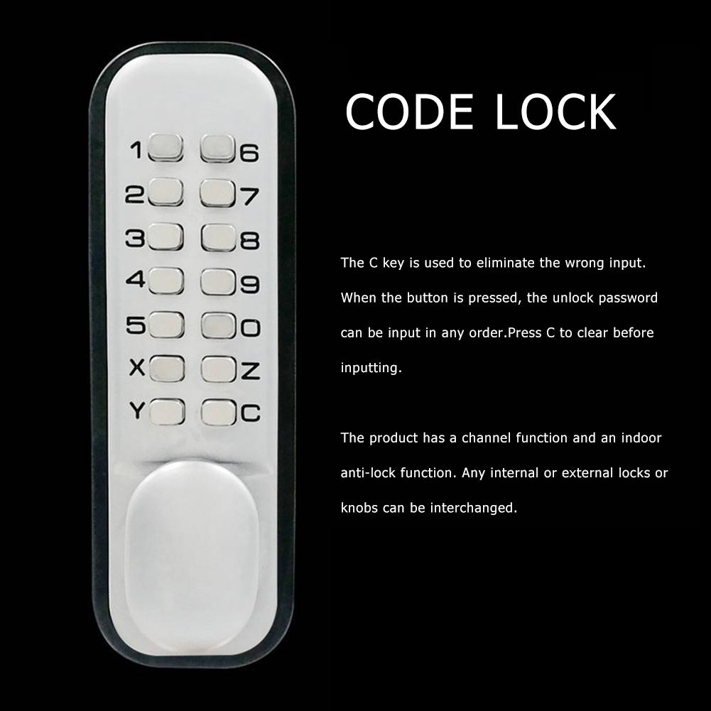 Mechanical Digital Door Lock Waterproof Intelligen... – Grandado